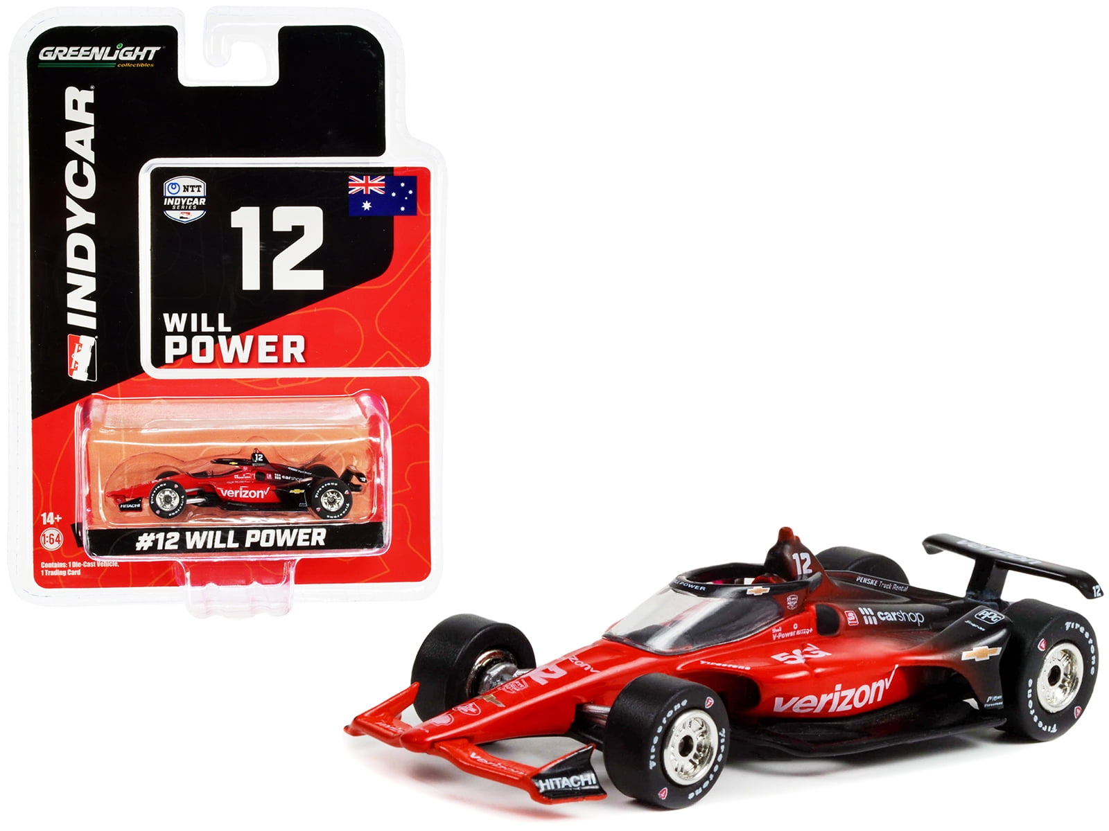 2022 Collectable Diecast Toy: #12 Will Power "Verizon 5G" Dallara ...
