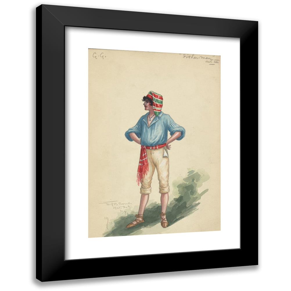 Will R. Barnes 14x18 Black Modern Framed Museum Art Print Titled - Gg ...