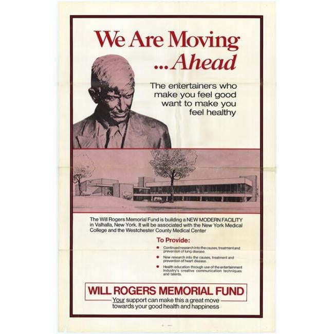Will Rogers Memorial Fund Movie Poster - 27 x 40 in. - Walmart.com