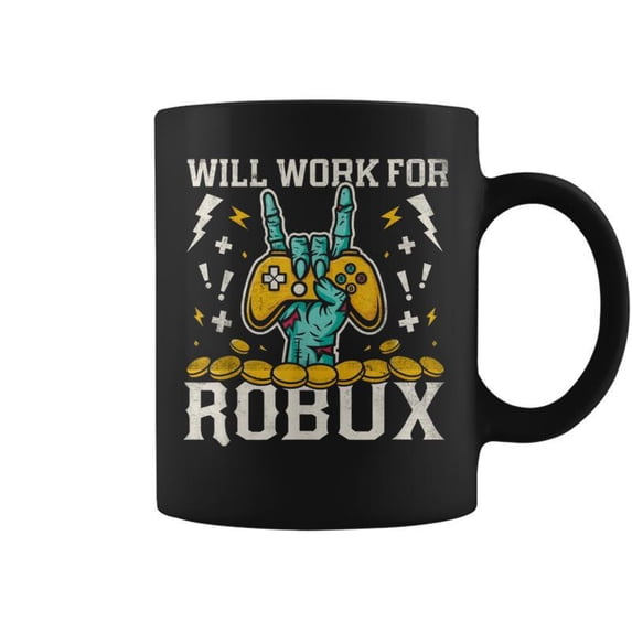 Will Work For Gamer Humor Meme Coffee Mug - Walmart.com