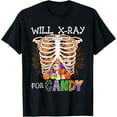 Will X-Ray For Candy Halloween Candies Inside X-Ray Skeleton Cotton T ...
