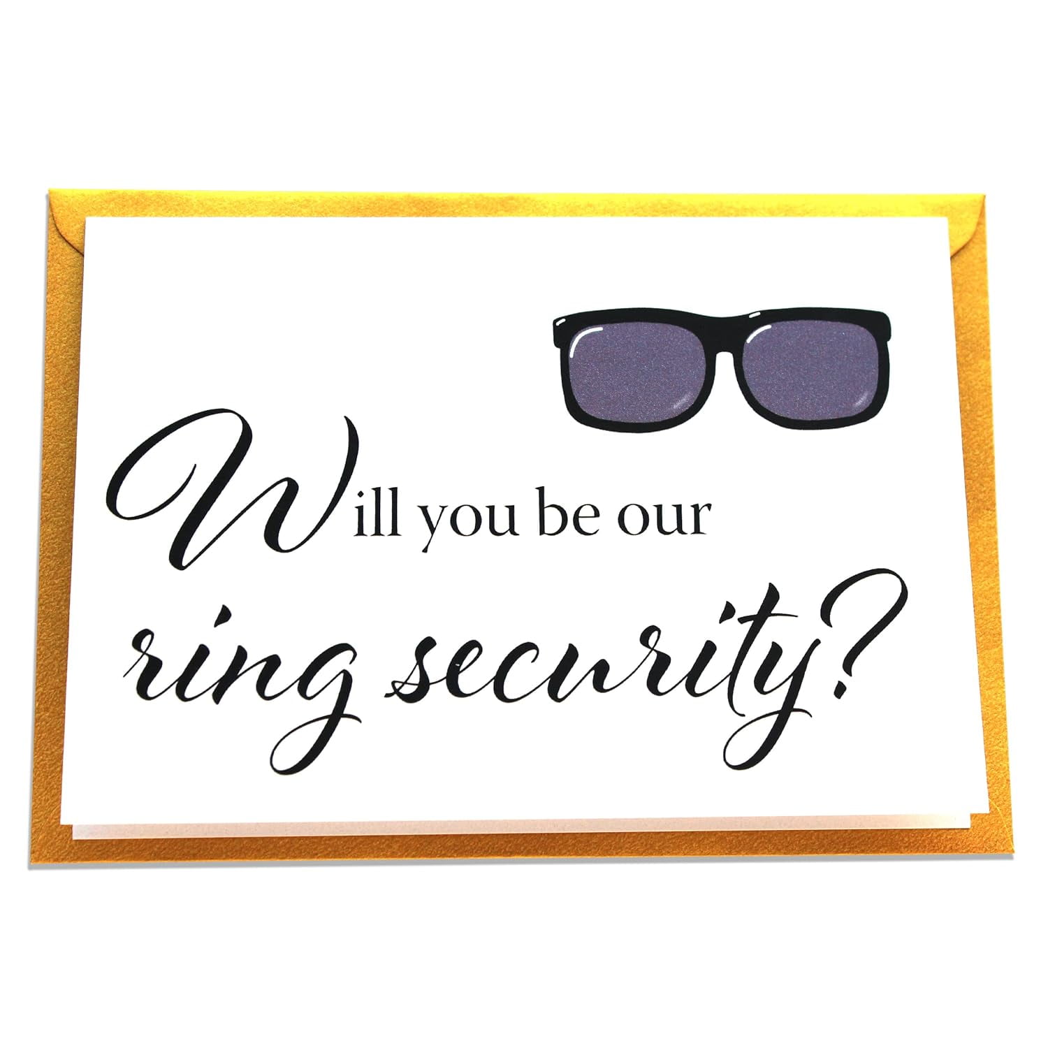 Will You Be Our Ring Security Card, Sweet, Cute and Funny Ring Bearer ...