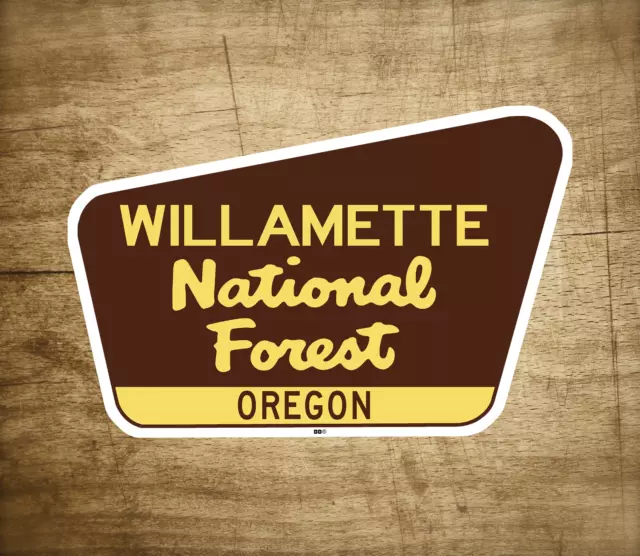 Willamette National Forest Decal Sticker Oregon Park Sticker Phone ...