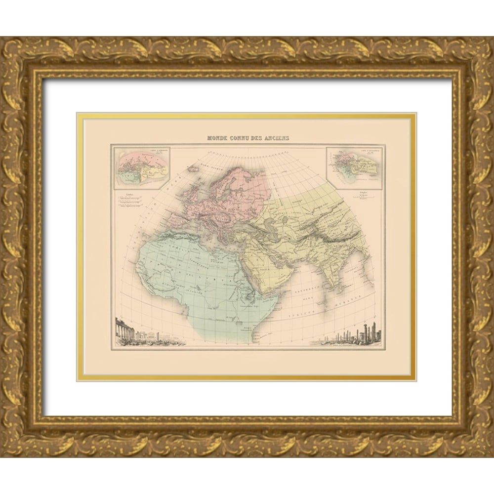 Willard 14x12 Gold Ornate Wood Framed with Double Matting Museum Art ...