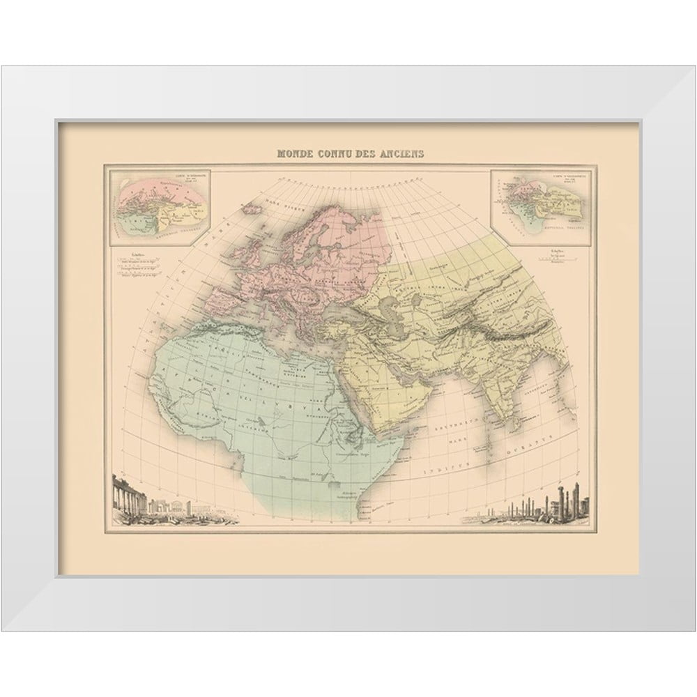 Willard 14x12 White Modern Wood Framed Museum Art Print Titled - World ...