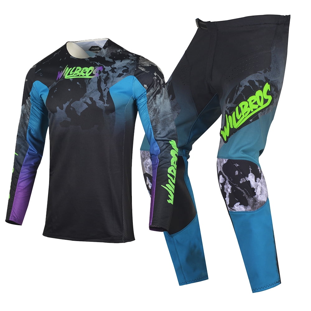Willbros MX Gear Set Dirt Bike Motocross Jersey Pants Combo Offroad ...