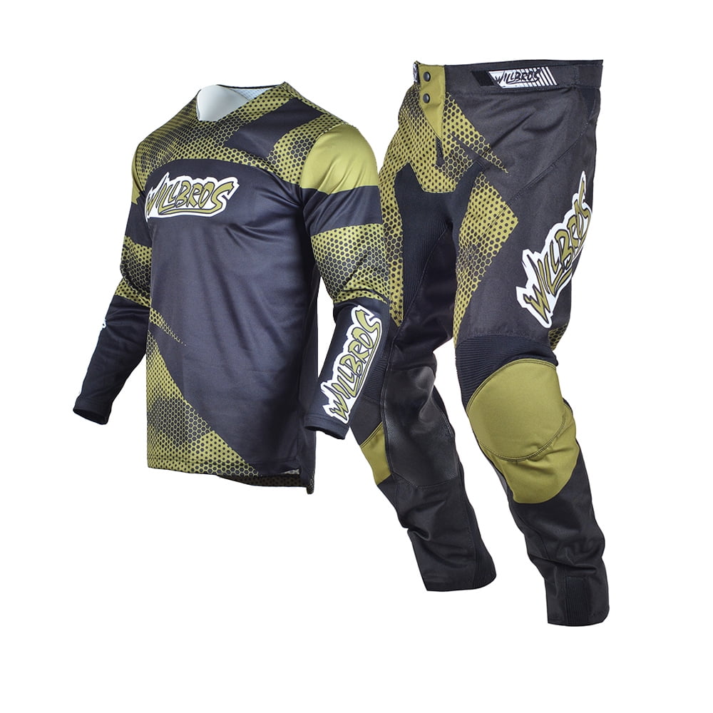 Willbros MX Jersey Pant Combo Motocross Gear Set Mens Cycling Mountain ...