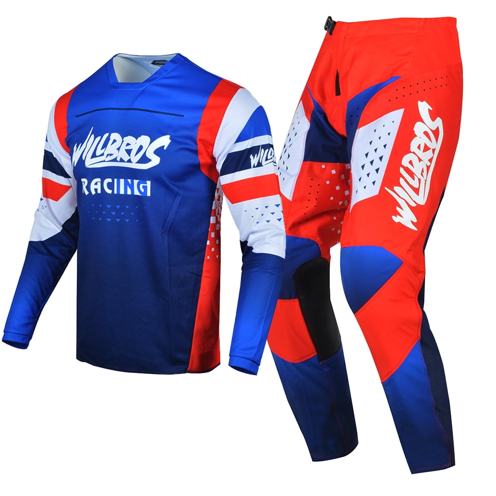 Willbros Motocross Dirt Bike Jersey Pants Combo Package MX Offroad Gear ...