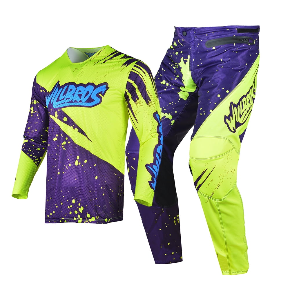 Willbros Motocross Jersey Pants Combo Breathable Summer MX Racewear ...