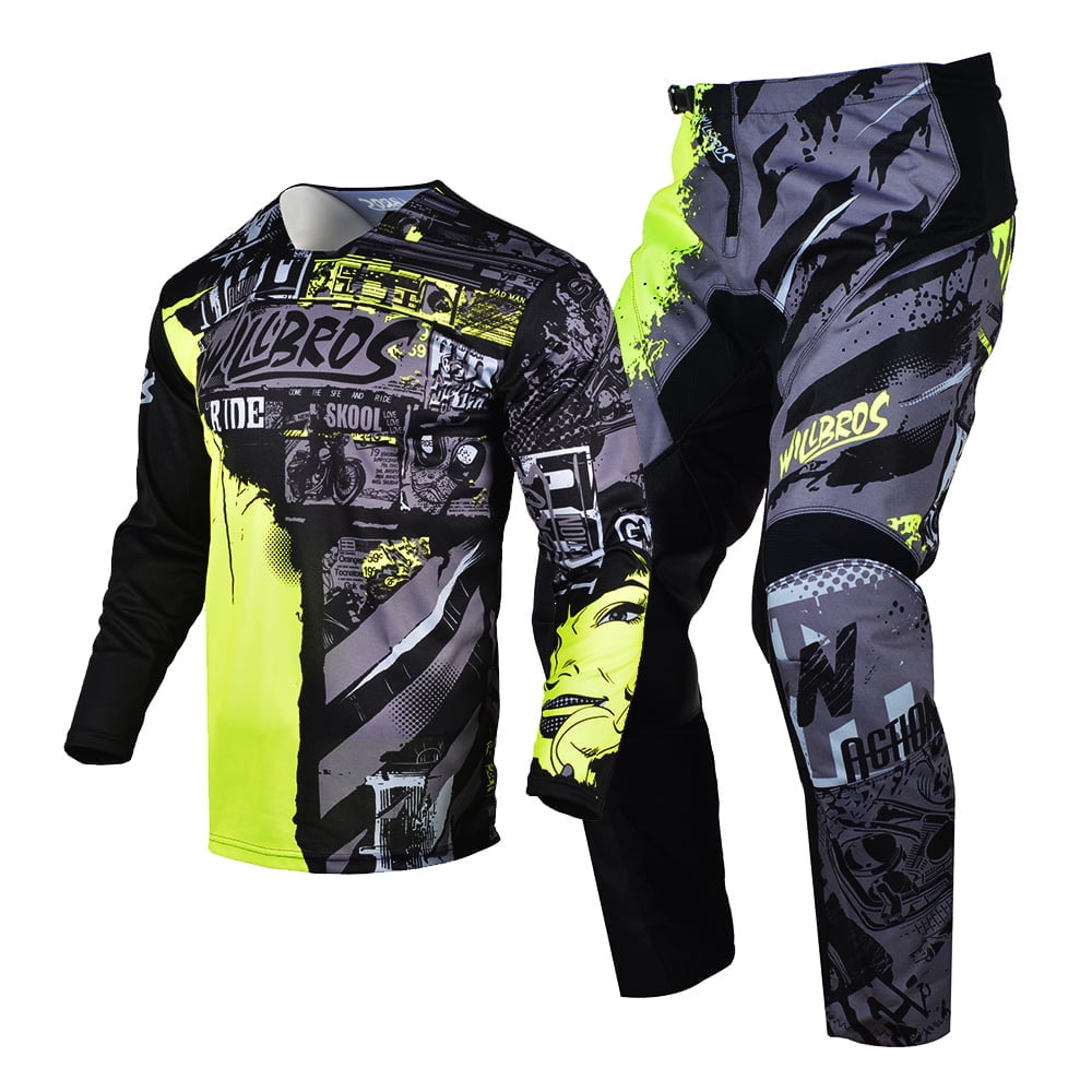 Willbros Motocross Jersey and Pant Combo MX Dirt Bike Riding Offroad ...