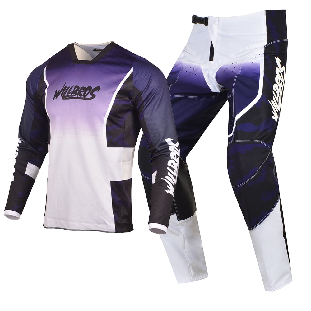 Willbros Motocross Jersey and Pants Combo Adult Offroad Riding Suit MX ...