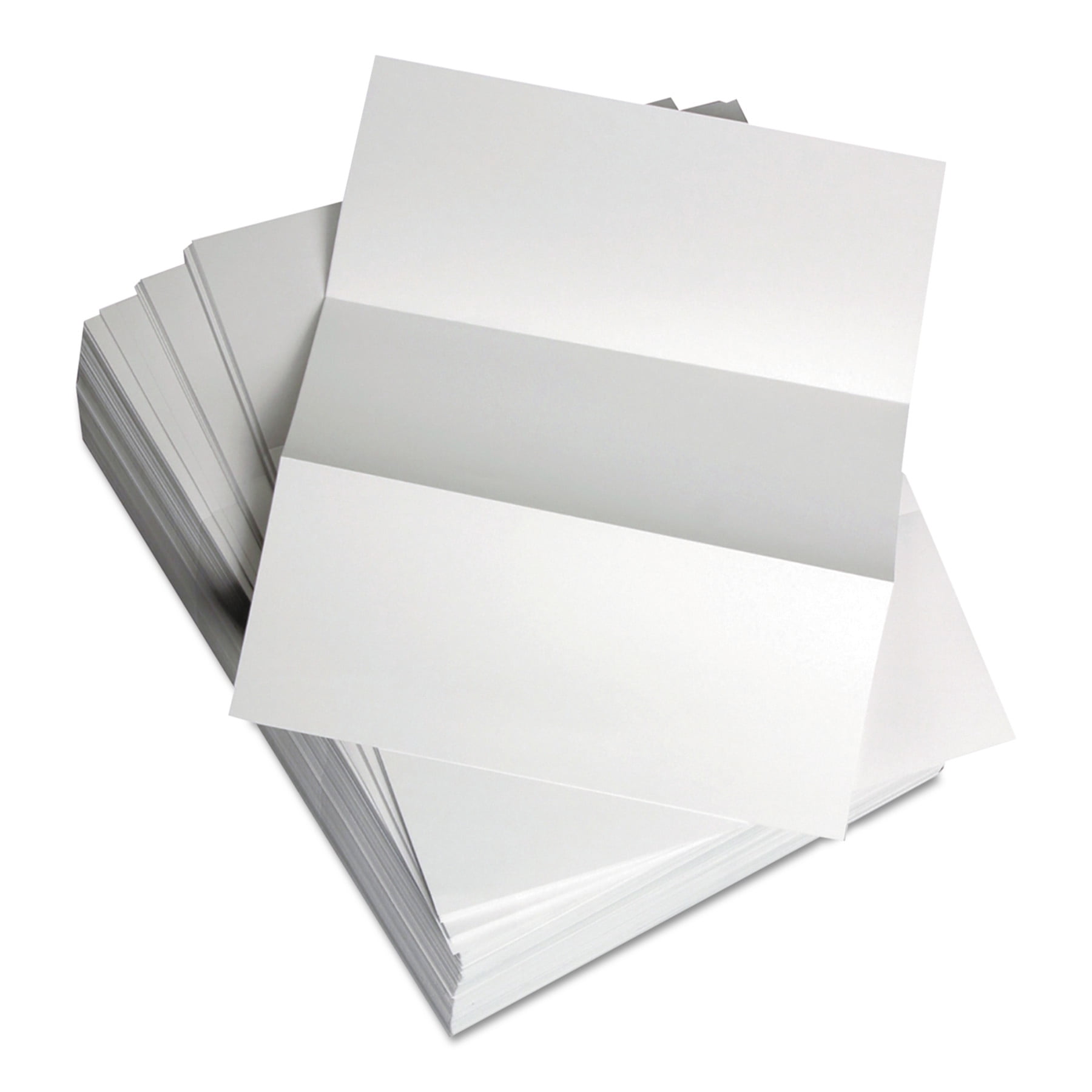 Domtar Custom Cut-Sheet Copy Paper, 20 lb, 8 1/2 x 11, White, Perfed 3 ...