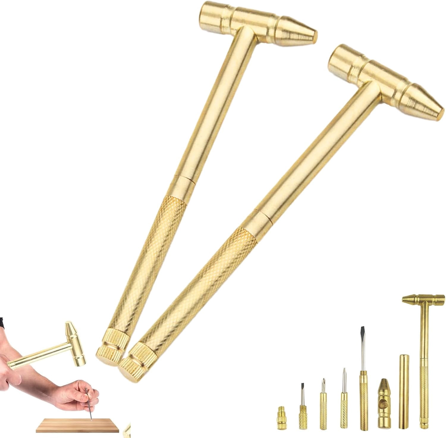 Willedup 6 In1 Micro Mini Multifunction Copper Hammer, Willedup Hammer ...