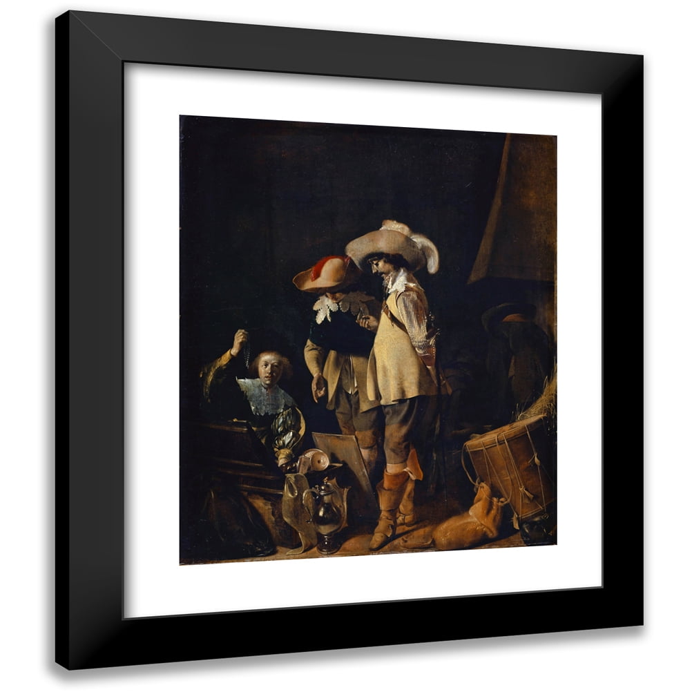 Willem Cornelisz Duyster 12x14 Black Modern Framed Museum Art Print ...