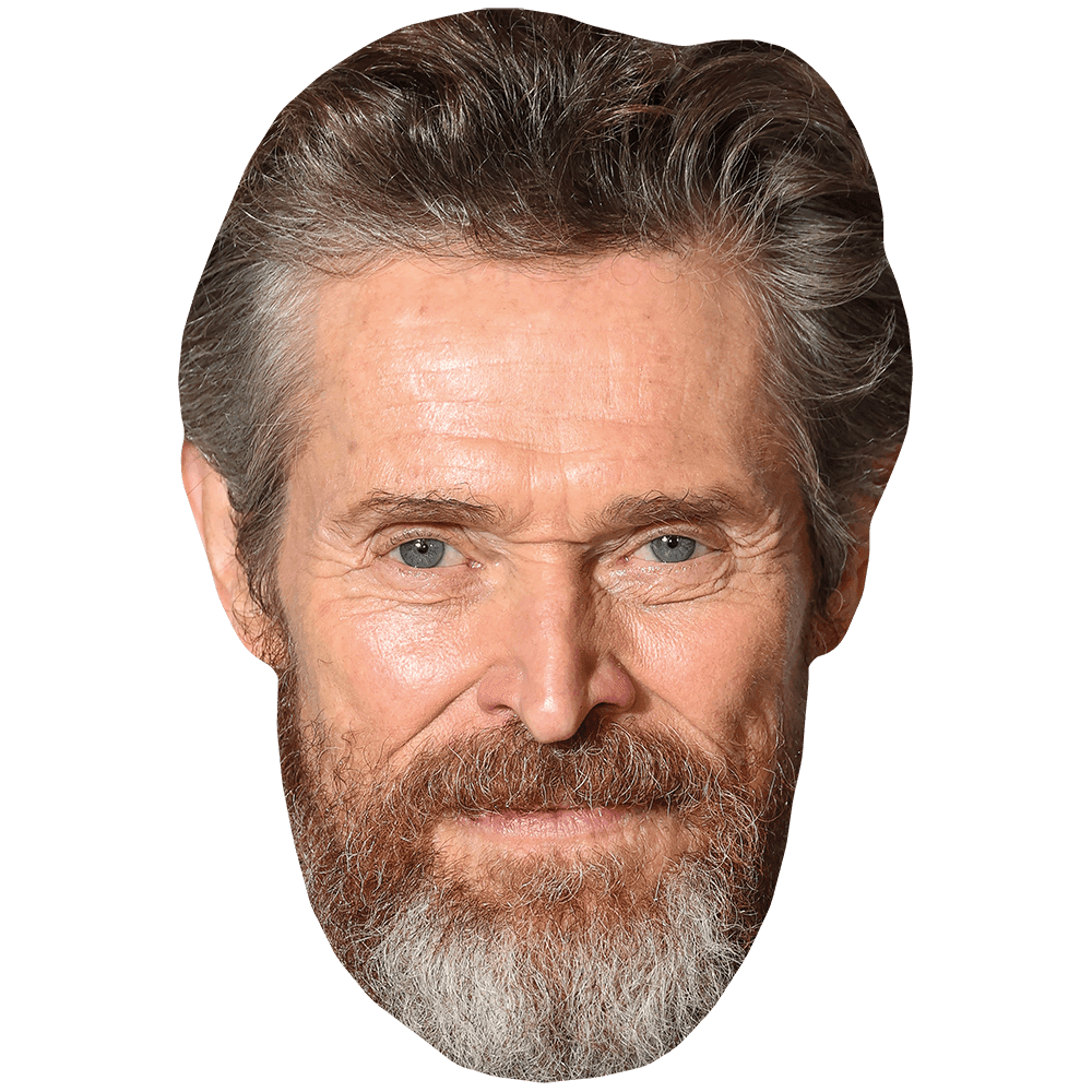 Willem Dafoe (Long Hair) Big Head. Larger than life mask. - Walmart.com