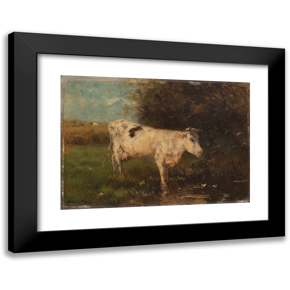 Willem Maris 14x11 Black Modern Framed Museum Art Print Titled - White ...
