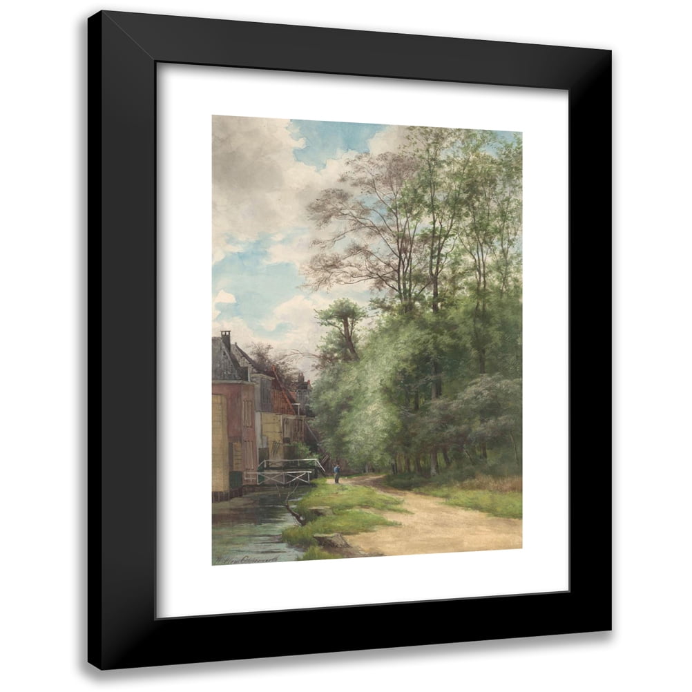 Willem Oppenoorth 11x14 Black Modern Framed Museum Art Print Titled ...