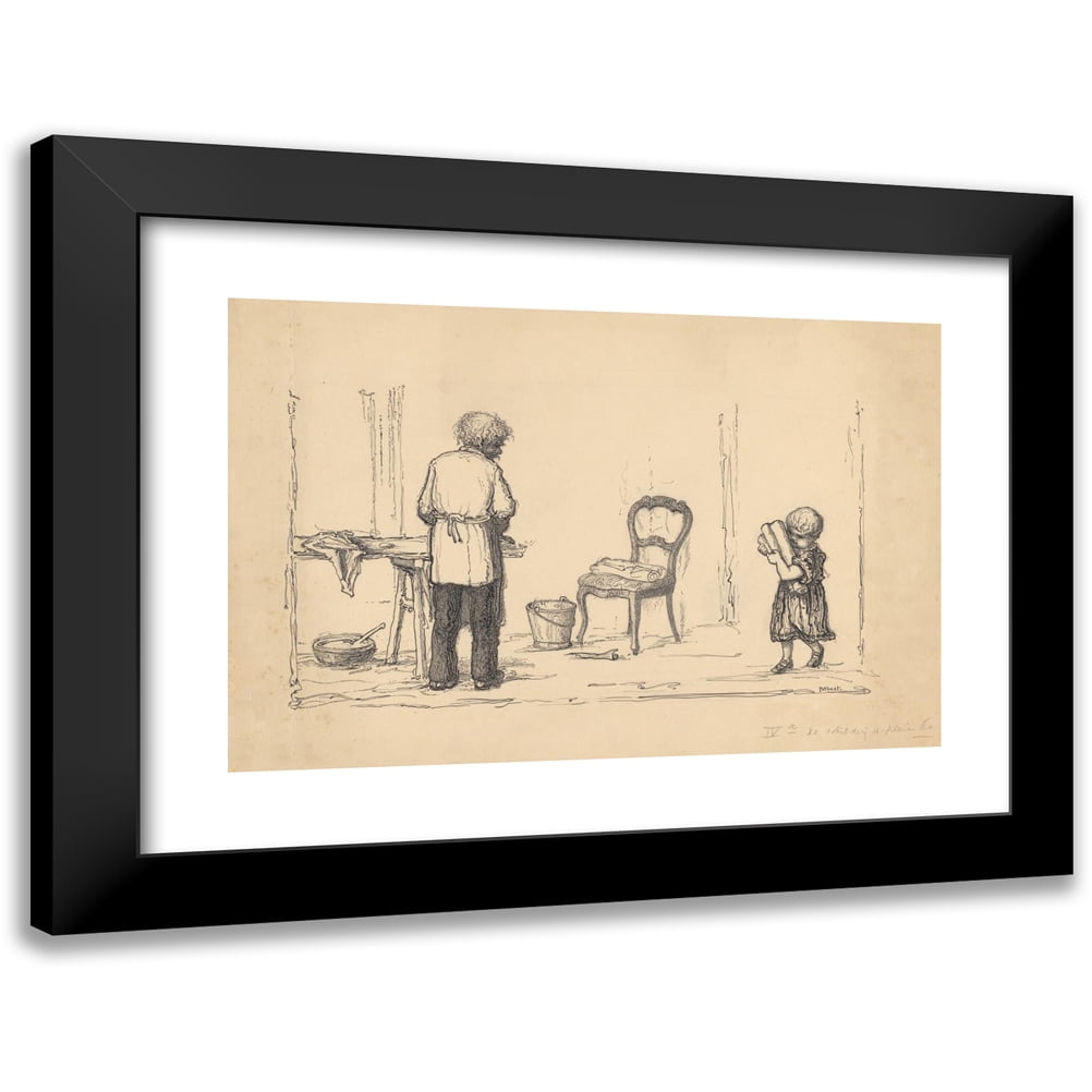 Willem Pothast 14x11 Black Modern Framed Museum Art Print Titled - Male ...
