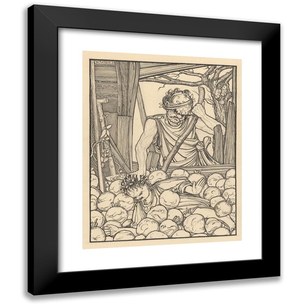 Willem Pothast 15x18 Black Modern Framed Museum Art Print Titled - Girl ...