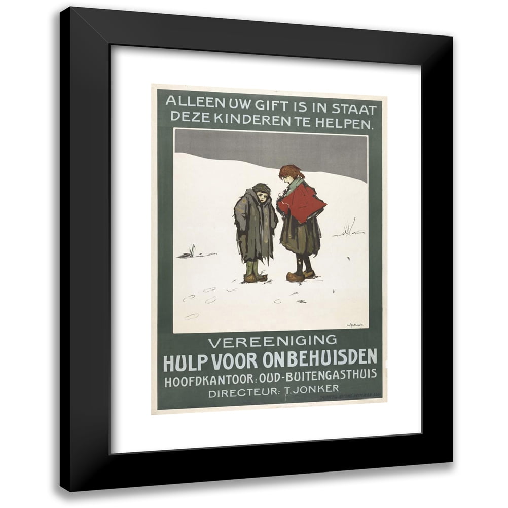Willem Pothast 18x24 Black Modern Framed Museum Art Print Titled - Only ...