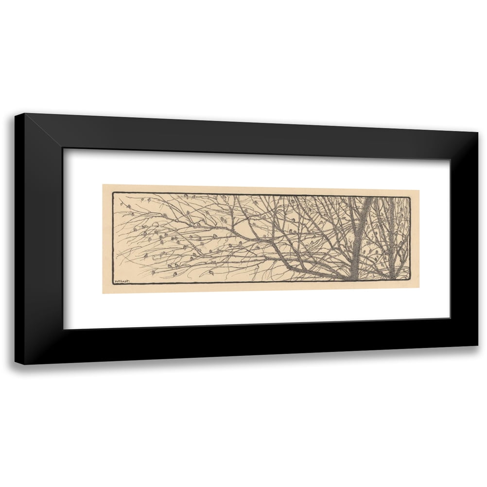 Willem Pothast 18x9 Black Modern Framed Museum Art Print Titled - Tree ...