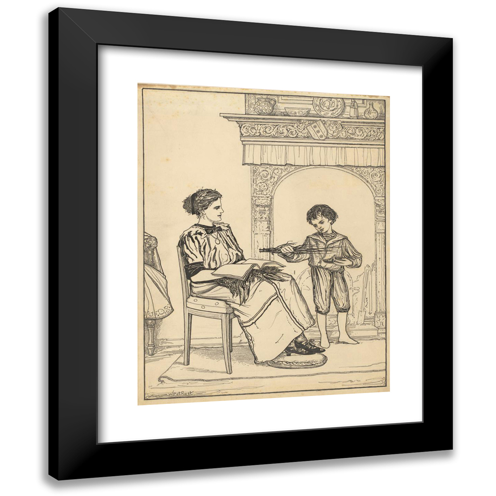 Willem Pothast 19x24 Black Modern Framed Museum Art Print Titled - Boy ...