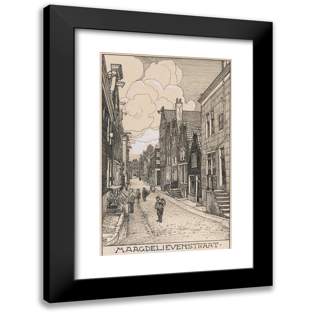 Willem Wenckebach 17x24 Black Modern Framed Museum Art Print Titled ...