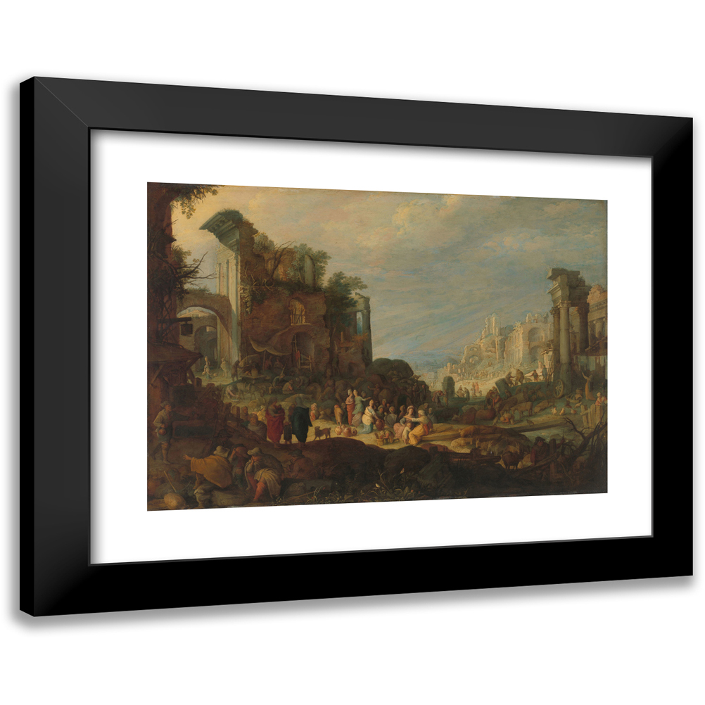 Willem van Nieulandt the younger 18x14 Black Modern Framed Museum Art ...