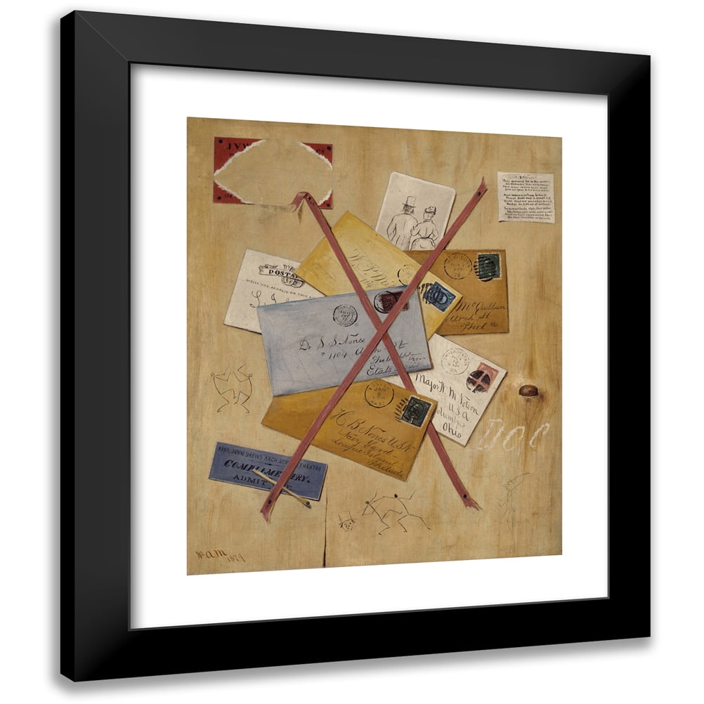 William A. Mitchell 15x18 Black Modern Framed Museum Art Print Titled ...