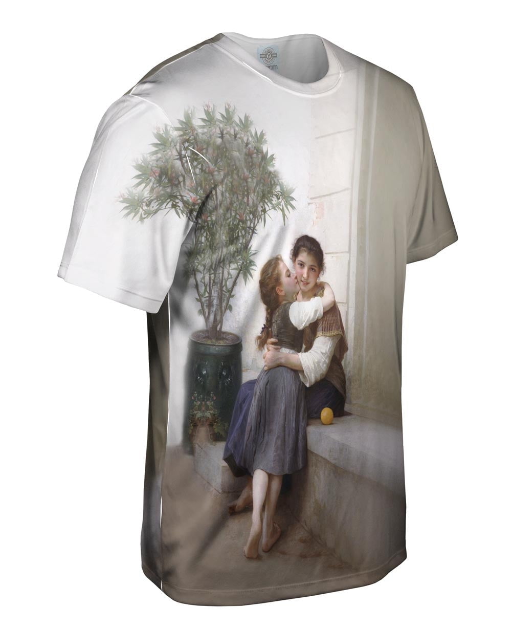 William Adolphe Bouguereau - A Little Coaxing 1890 Mens T-Shirt All ...