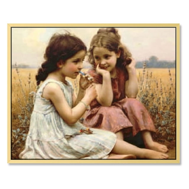 William Adolphe Bouguereau Art Prints - Childhood Idyll Painting ...
