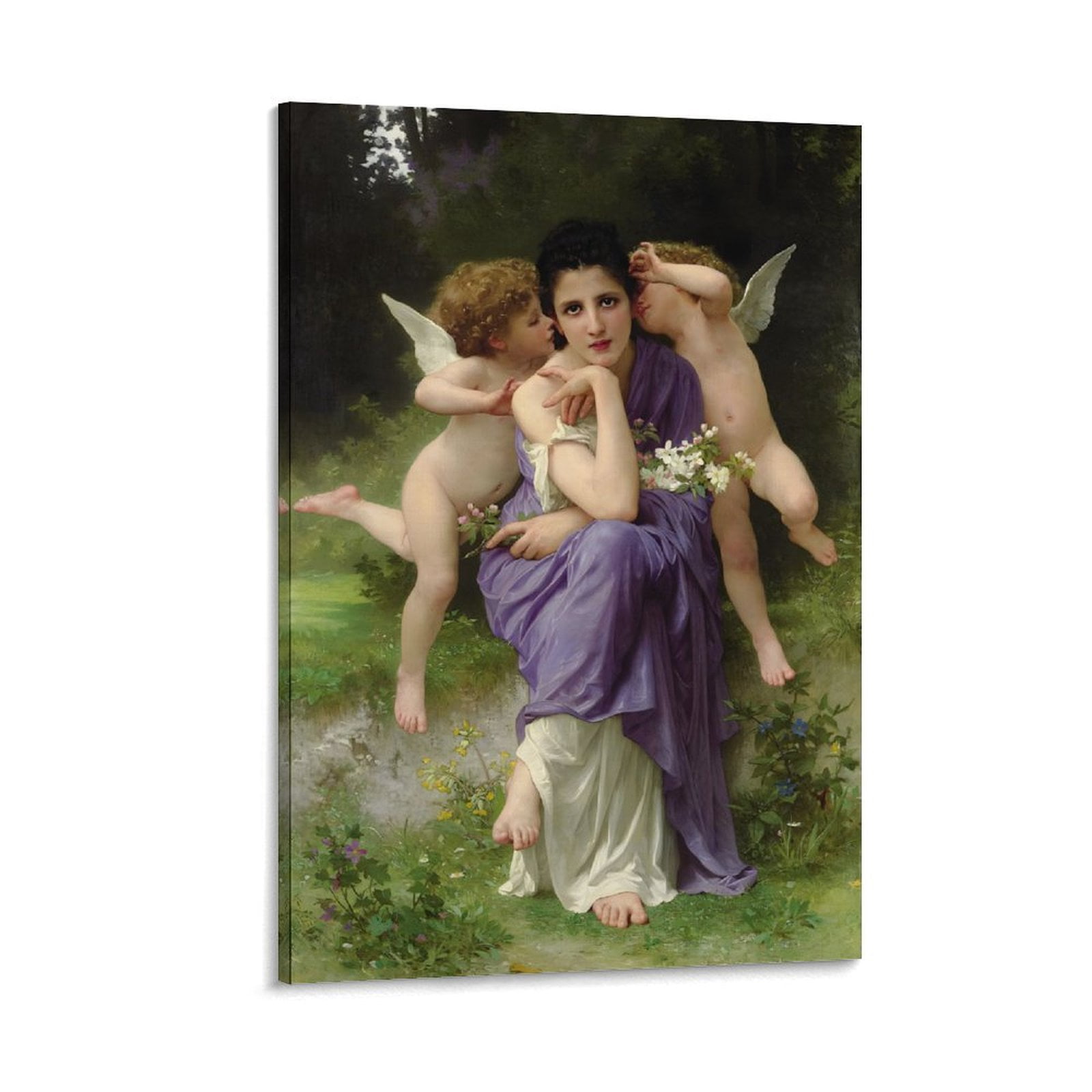 William_Adolphe Bouguereau Poster Songs of Spring Picture Print Canvas ...