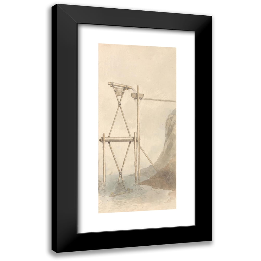 William Alexander 10x18 Black Modern Framed Museum Art Print Titled ...