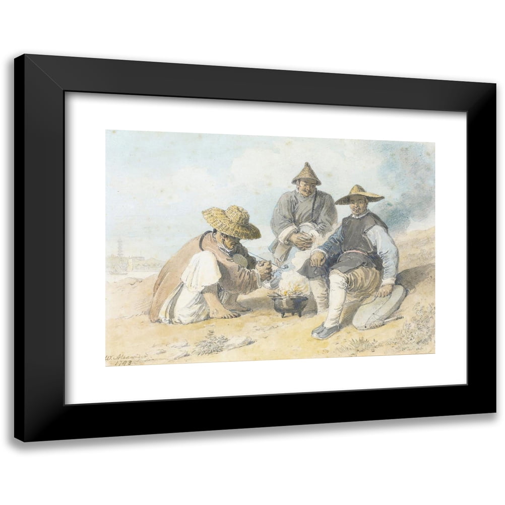 William Alexander 18x14 Black Modern Framed Museum Art Print Titled ...