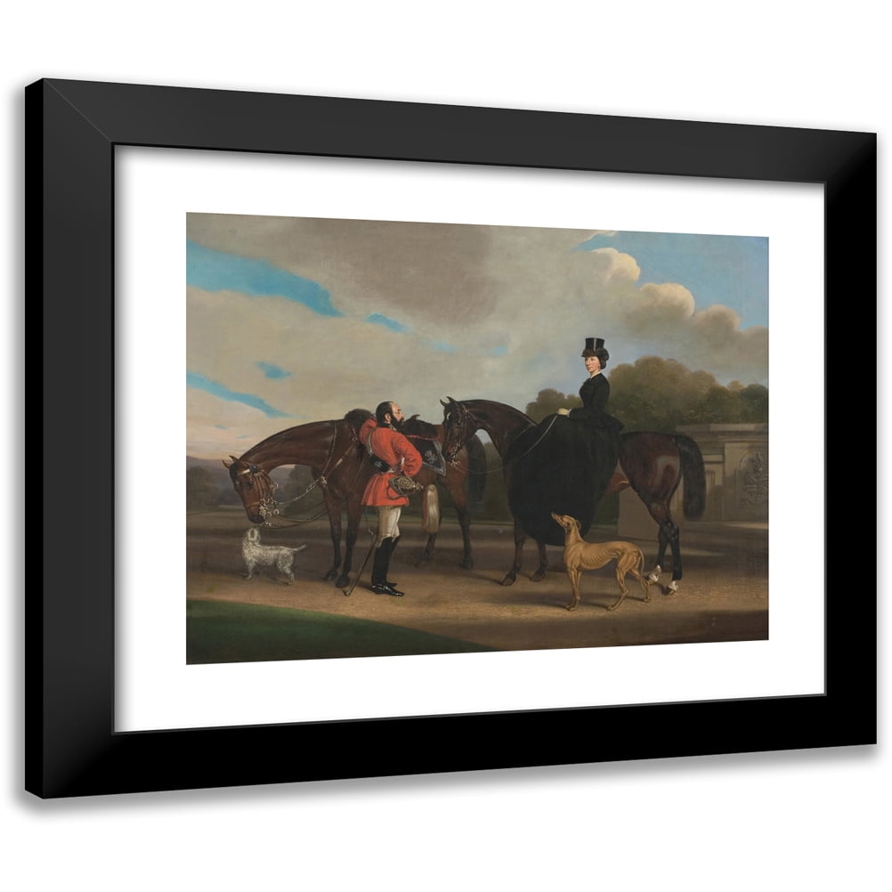 William Barraud 14x12 Black Modern Framed Museum Art Print Titled ...