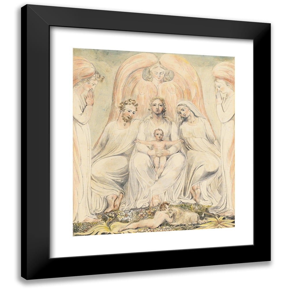 William Blake 12x14 Black Modern Framed Museum Art Print Titled - The ...
