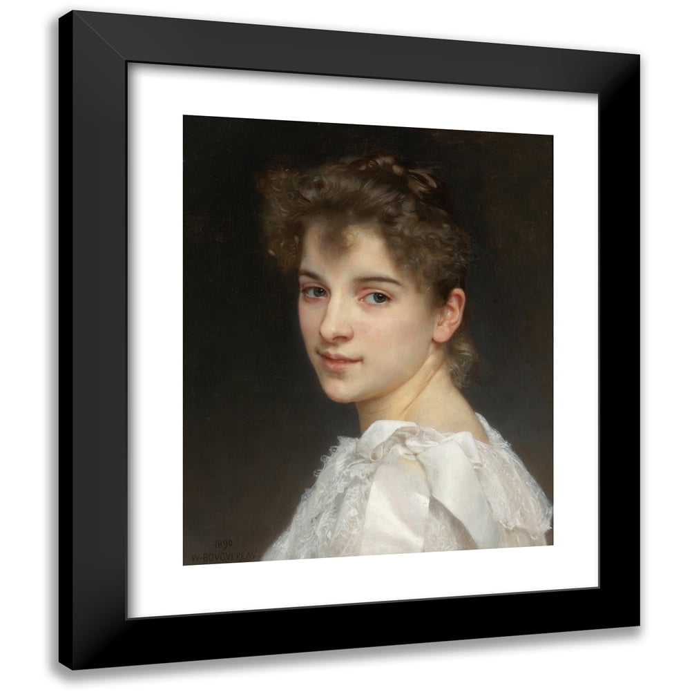 William Bouguereau 12x14 Black Modern Framed Museum Art Print Titled ...