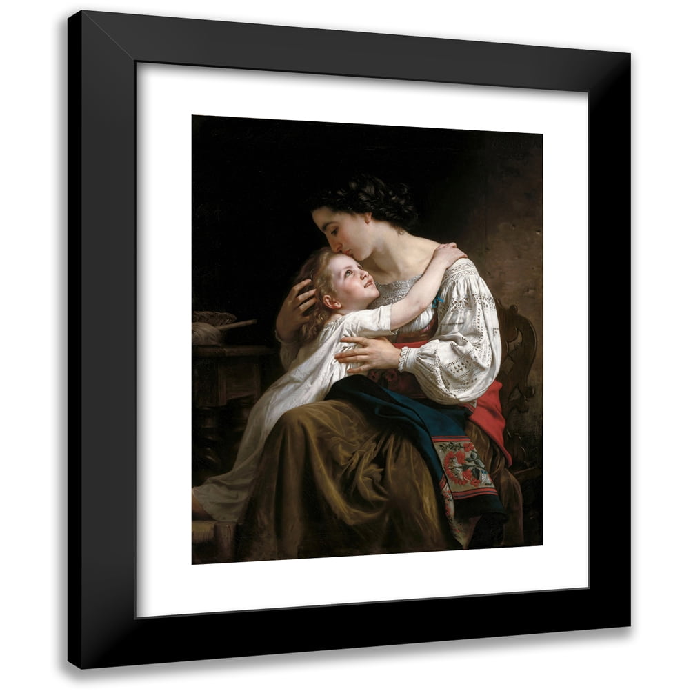 William Bouguereau 19x24 Black Modern Framed Museum Art Print Titled ...