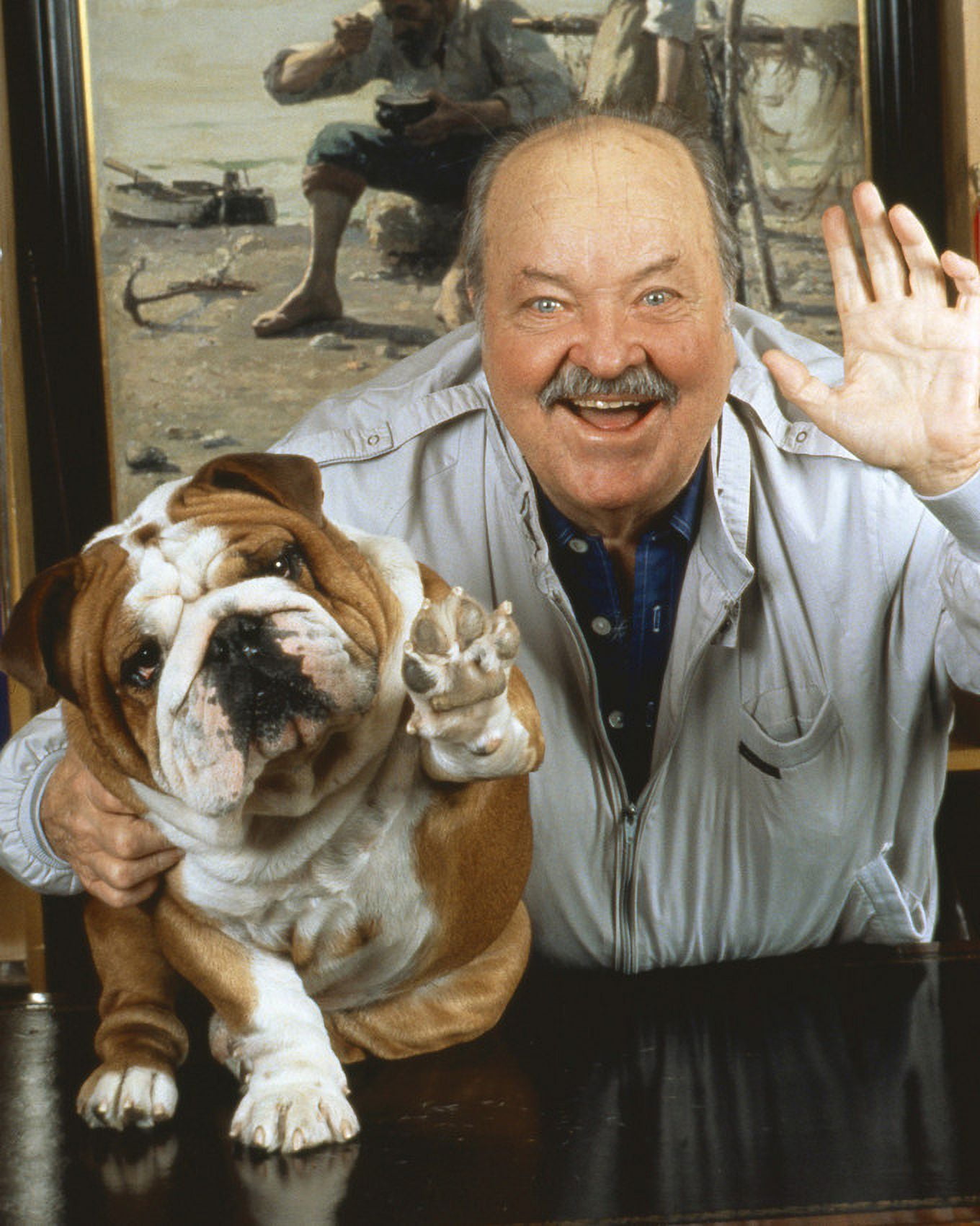 William Conrad In Jake And The Fatman Doing High-Five With Max The ...