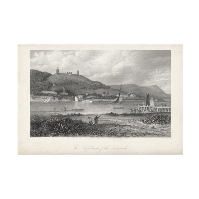 William Cullen Bryant 'The Highlands Of The Neversink' Canvas Art ...