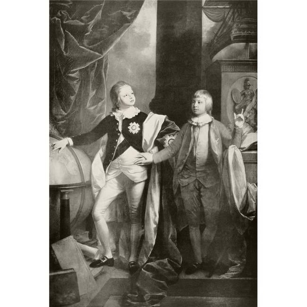 William Duke of Clarence Later King William IV Left & Edward Duke of ...