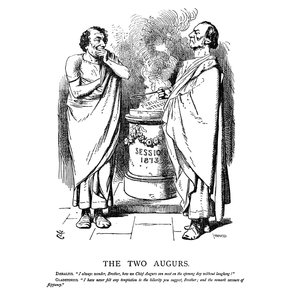 William Ewart Gladstone N(1809-1898). English Statesman. 'The Two ...