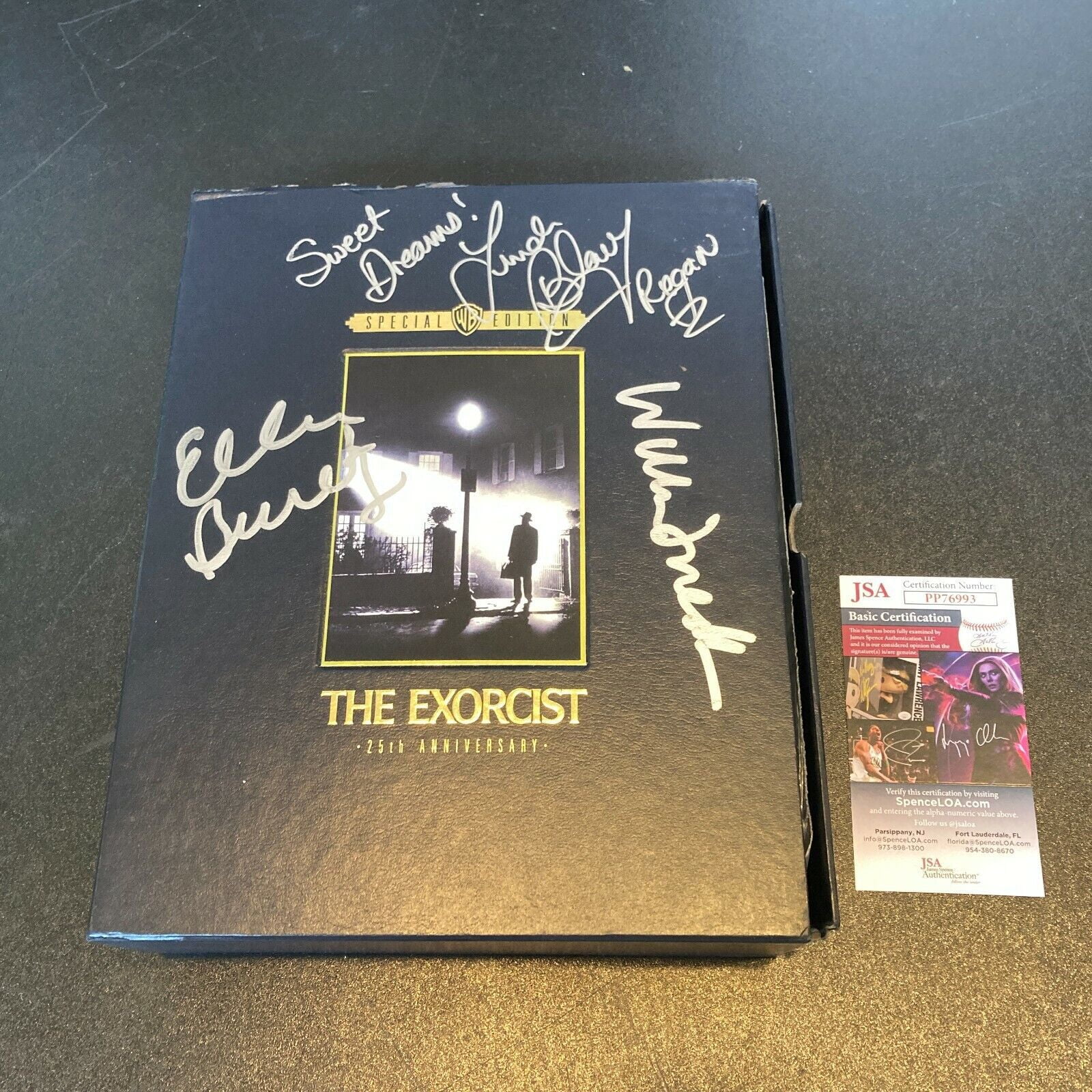 William Friedkin Linda Blair Ellen Burstyn Exorcist Cast Signed DVD Set ...