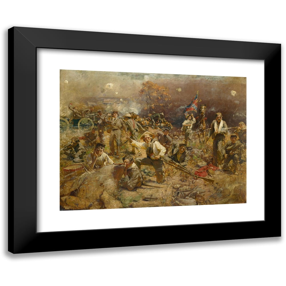 William Gilbert Gaul 18x15 Black Modern Framed Museum Art Print Titled ...