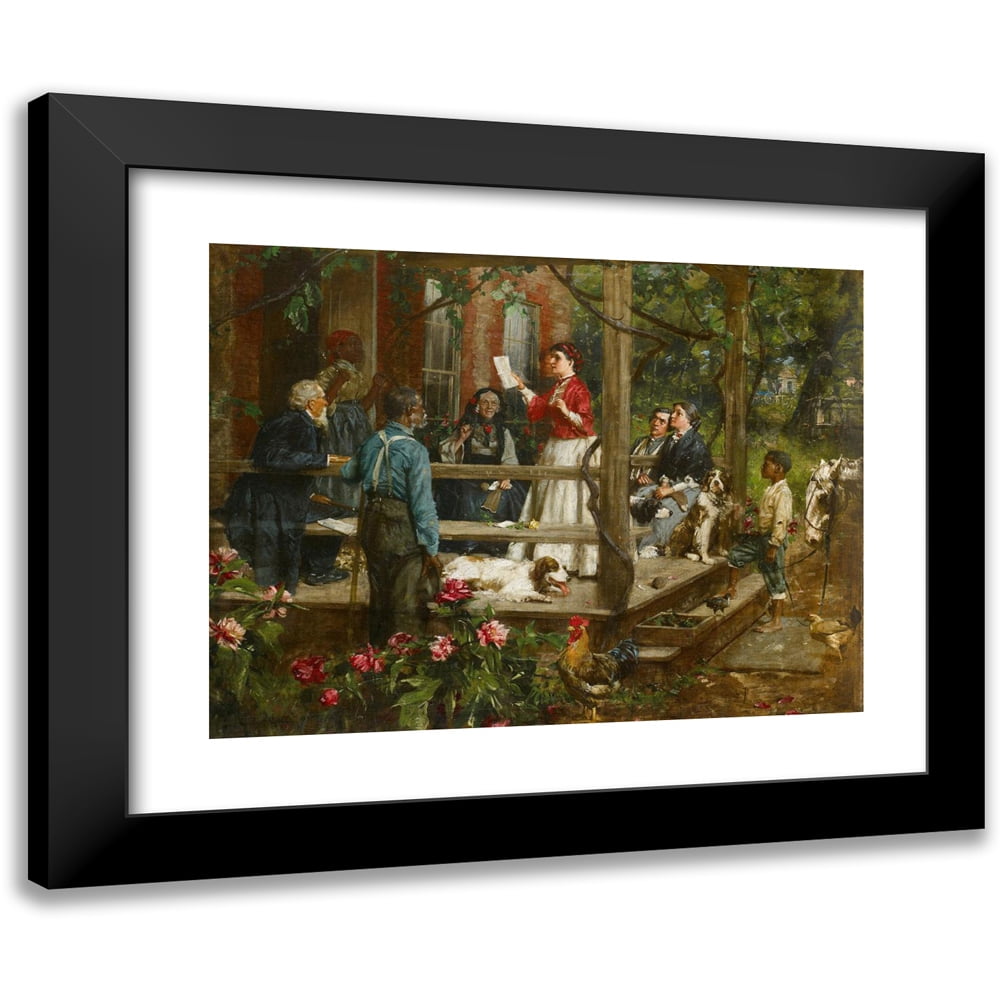 William Gilbert Gaul 18x15 Black Modern Framed Museum Art Print Titled ...