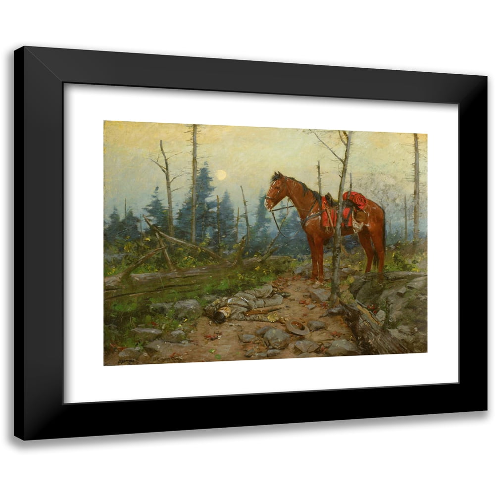 William Gilbert Gaul 24x19 Black Modern Framed Museum Art Print Titled ...