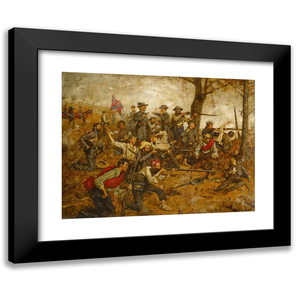 William Gilbert Gaul 24x19 Black Modern Framed Museum Art Print Titled ...