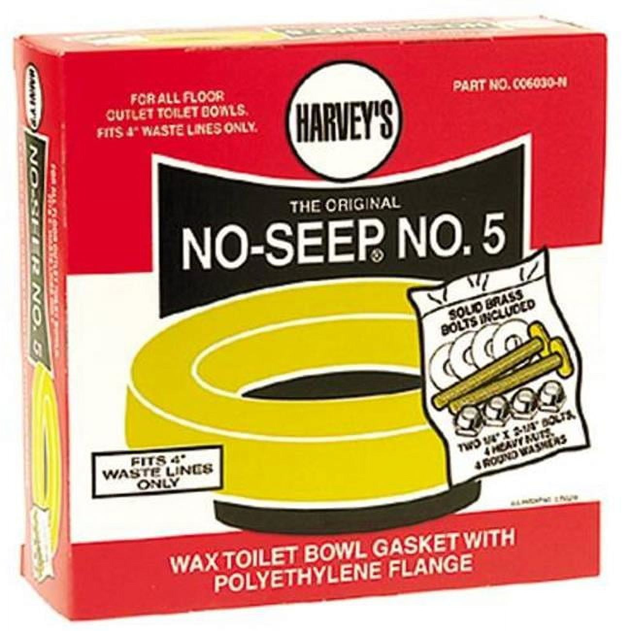 William H Harvey 4518338 Toilet Bowl Gasket with Flange No.5 Brass ...
