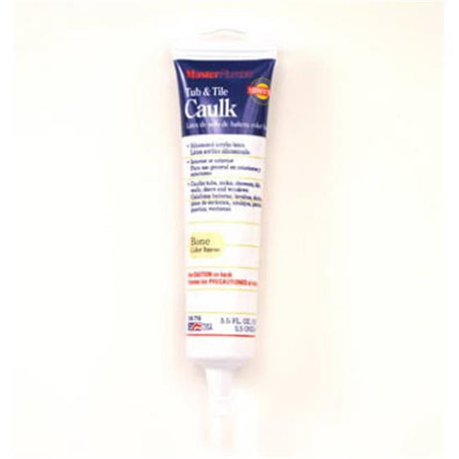 William H Harvey 5.6 oz Master Plumber Bone Acrylic Caulk with Silicone ...