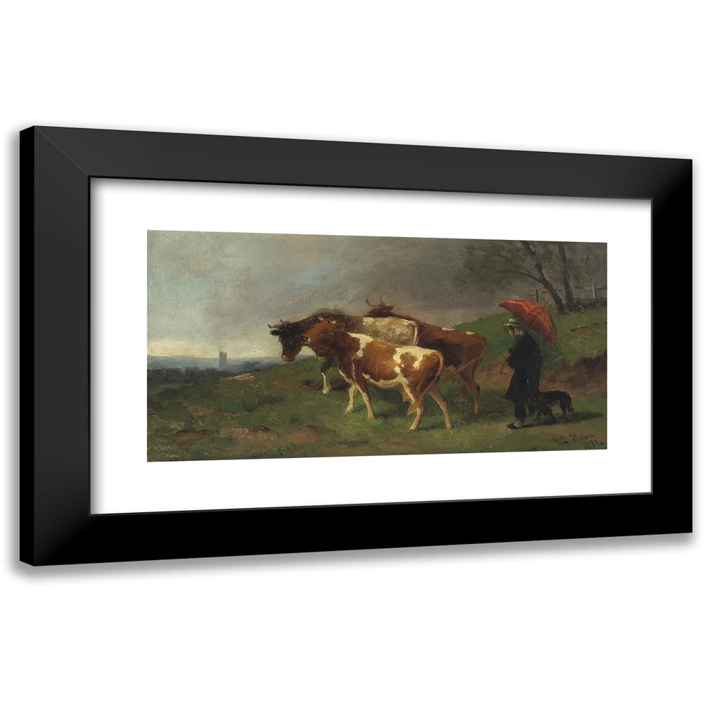 William Hahn 24x14 Black Modern Framed Museum Art Print Titled ...